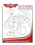 Planes: "Race to the Finish!" Printable Kid Activities